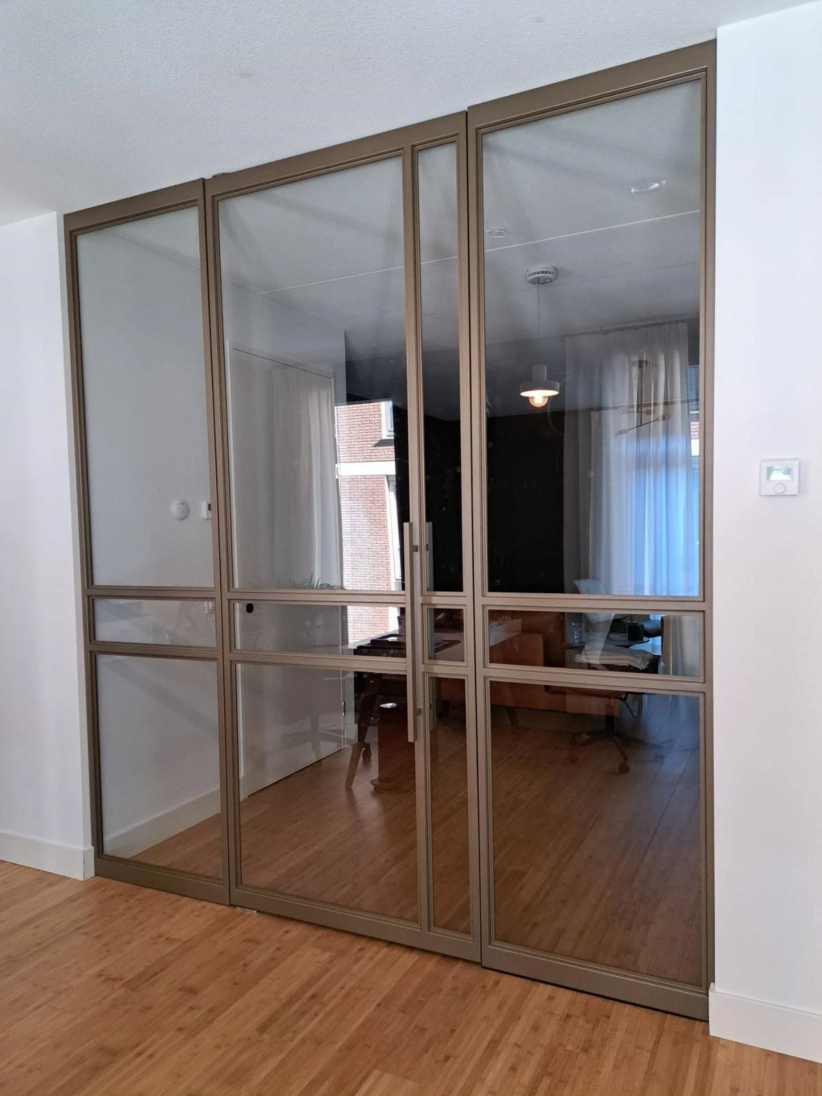 Taatsdeur George met dubbele wand in Anodic Bronze